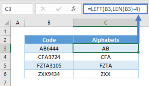 LEFT Function In Excel - Truncates text