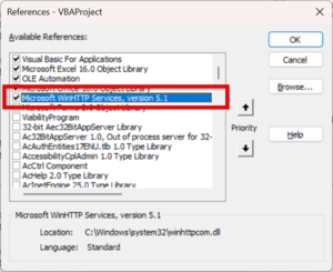 WinHttpRequest with Login and Password - Misc Bloglines - VBA Code Examples