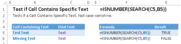 test-if-cell-contains-text-with-excel-formulas