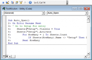 Show VBA Line Numbers - Automate Excel