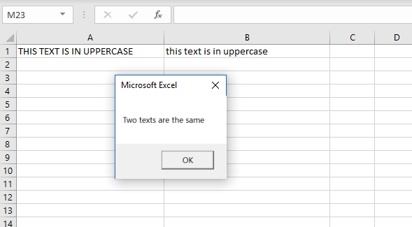 Prevent Vba Case Sensitive Option Compare Text Automate Excel