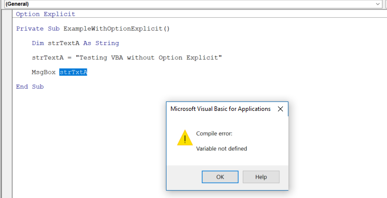 VBA Option Explicit - Automate Excel VBA Option Explicit - Automate Excel