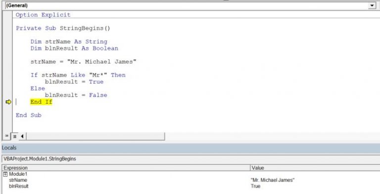 VBA Like Operator - Automate Excel