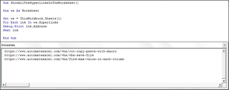 VBA Hyperlinks - Automate Excel