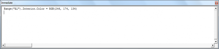 Vba Debugprint And The Immediate Window Automate Excel