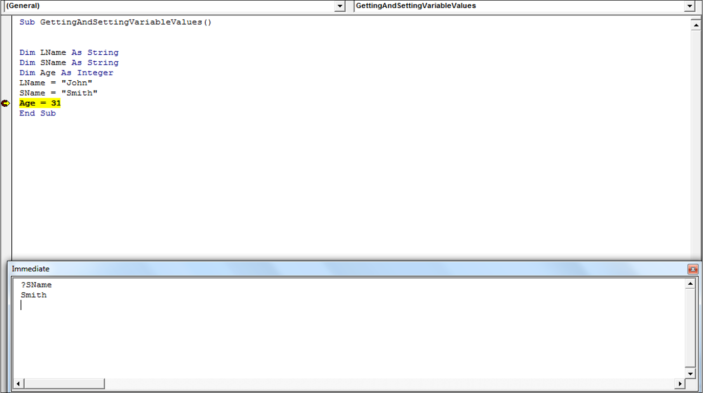 Vba Debugprint And The Immediate Window Automate Excel