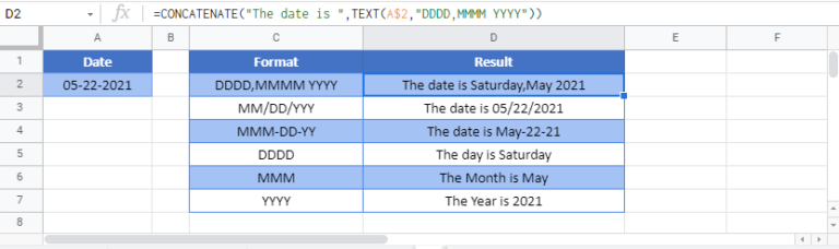 Concatenate Date in Excel & Google Sheets - Automate Excel