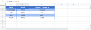 Excel ISNONTEXT Function - Test if cell is not text