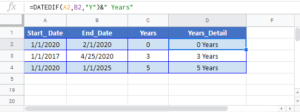Number of Years Between Dates in Excel & Google Sheets - Automate Excel
