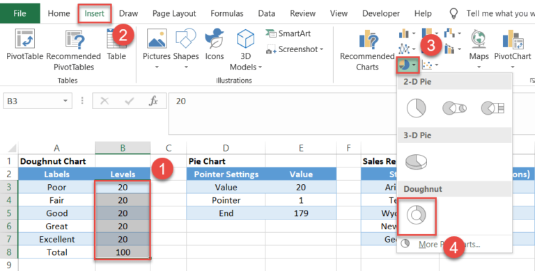 Excel Gauge Chart Template - Free Download - How to Create