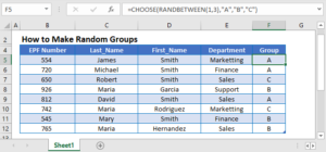 How to Make Random Groups in Excel & Google Sheets - Automate Excel