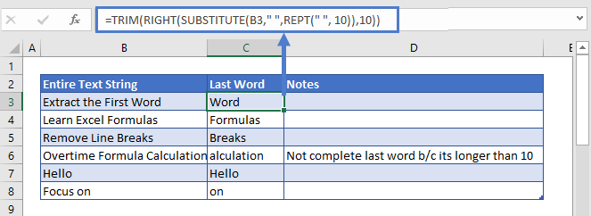 Extract the Last Word In Excel & Google Sheets - Automate Excel Extract the Last Word In Excel & Google Sheets - Automate Excel