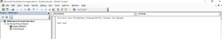 Excel Vba Events Automate Excel 0920