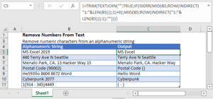 Remove Numbers From Text in Excel & Google Sheets - Automate Excel