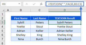 TEXTJOIN Function Examples – Excel & Google Sheets - Automate Excel