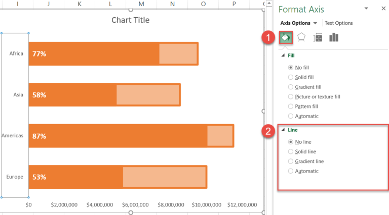 How To Create Progress Charts Bar And Circle In Excel Automate Excel