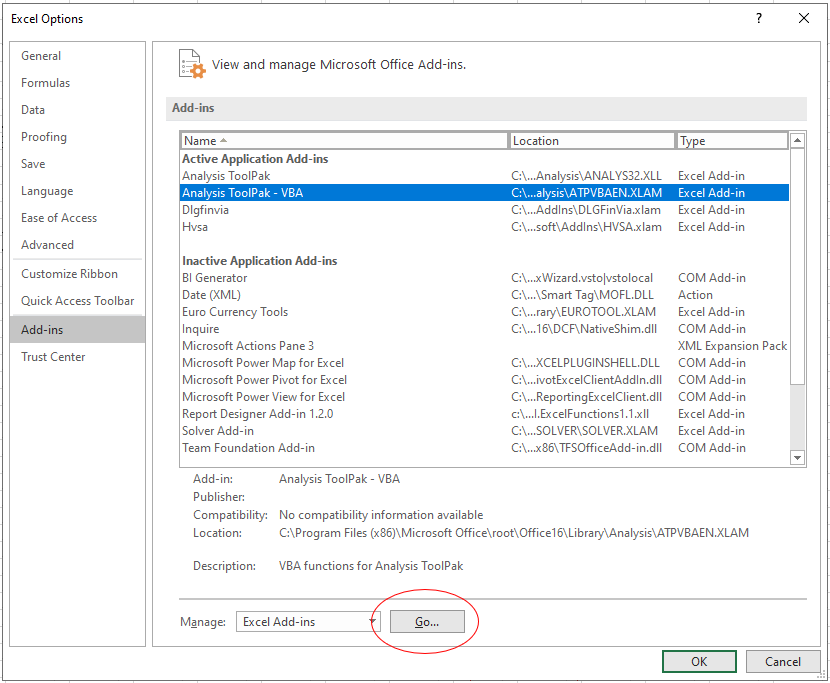 VBA Using The Analysis ToolPak In VBA Automate Excel VBA Using The Analysis ToolPak In VBA Automate Excel