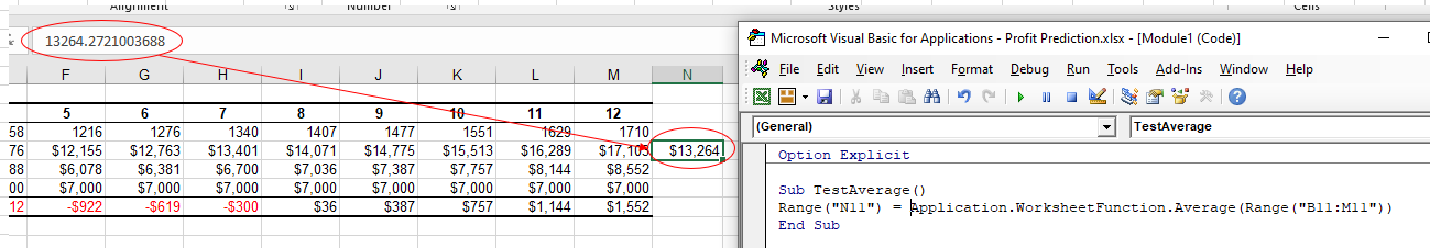 Vba Average Average Averagea Averageif Automate Excel