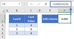 VARIANCE - Excel & Google Sheets - Automate Excel