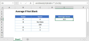 Average If Not Blank - Excel & Google Sheets - Automate Excel