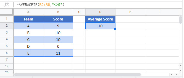 Average Ignore 0 - Excel & Google Sheets - Automate Excel Average Ignore 0 - Excel & Google Sheets - Automate Excel
