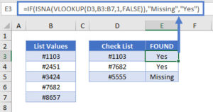 Find Missing Values - Excel & Google Sheets - Automate Excel