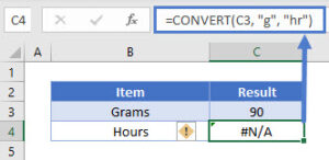 Excel CONVERT Function - Convert units in Excel