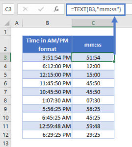 Time Format - Show Minutes & Seconds - Excel & Google Sheets - Automate ...