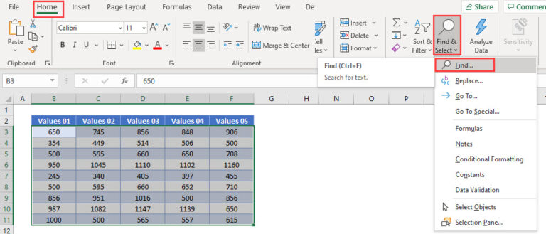 Find a Number in a Column / Workbook - Excel & Google Sheets - Automate ...