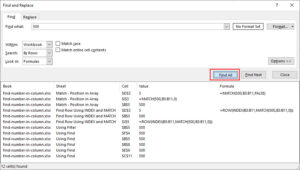 Find a Number in a Column / Workbook - Excel & Google Sheets - Automate ...