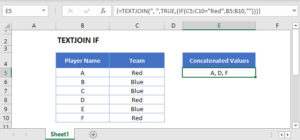 TEXTJOIN IF- Excel & Google Sheets - Automate Excel