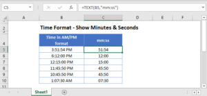 Time Format - Show Minutes & Seconds - Excel & Google Sheets - Automate ...