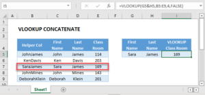 VLOOKUP CONCATENATE – Excel & Google Sheets - Automate Excel
