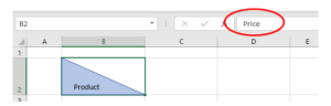 How to Split a Cell Diagonally in Excel - Automate Excel