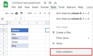 Add a Drop Down List with Color Formatting in Excel & Google Sheets ...