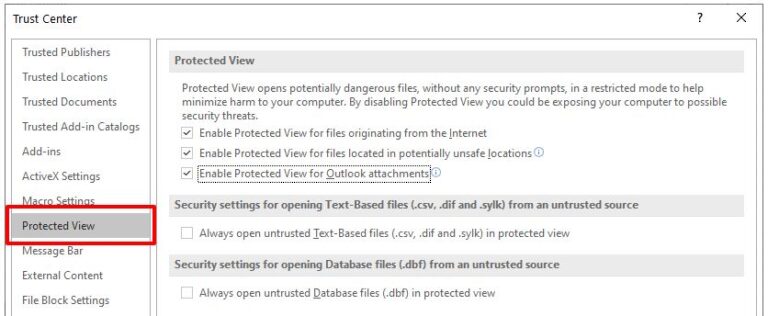 Protected View: How to Turn Off and Enable Editing in Excel - Automate ...