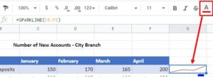 Insert Line / Column Sparklines in Excel & Google Sheets - Automate Excel