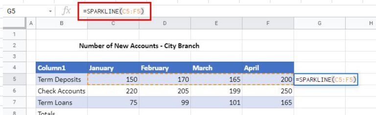 Insert Line / Column Sparklines in Excel & Google Sheets - Automate Excel Insert Line / Column Sparklines in Excel & Google Sheets - Automate Excel
