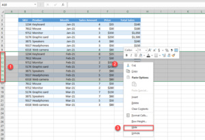 Hide / Unhide Rows or Columns in Excel & Google Sheets - Automate Excel