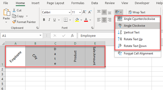 How to Rotate Text in Cell in Excel & Google Sheets - Automate Excel How to Rotate Text in Cell in Excel & Google Sheets - Automate Excel
