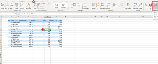 How to Add a Total or Subtotal Row to a Table in Excel - Automate Excel How to Add a Total or Subtotal Row to a Table in Excel - Automate Excel