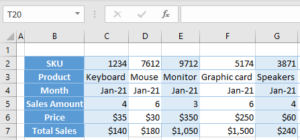 Rotate Data Tables (Row to Column) in Excel & Google Sheets - Automate Excel