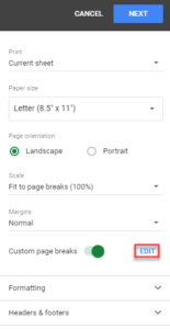 Insert and Remove Page Breaks in Excel & Google Sheets - Automate Excel
