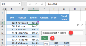 Insert a Comment or Note to a Cell in Excel & Google Sheets - Automate ...