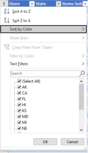 Excel Filter Shortcut - Automate Excel