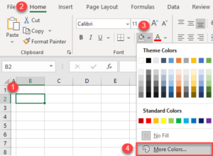 Change the Cell Background Color in Excel & Google Sheets - Automate Excel