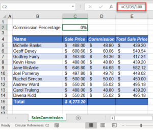 How to Find a Circular Reference Error in Excel & Google Sheets ...