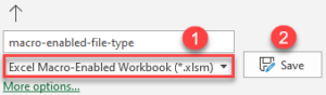 How to Save a Macro-Enabled Workbook in Excel - Automate Excel