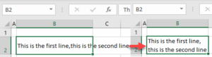 How to Go Down to the Next Line in Excel & Google Sheets - Automate Excel