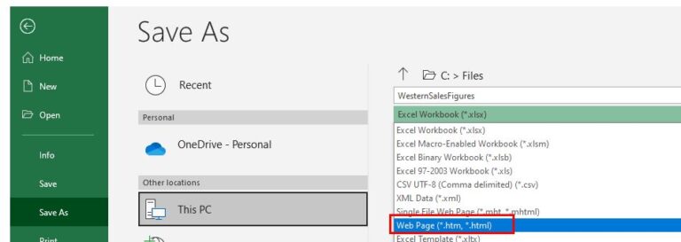 How to Embed Excel (or Google Sheets) Tables into HTML - Automate Excel